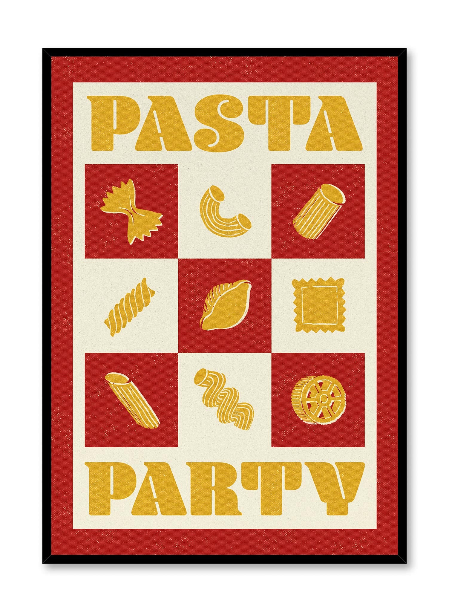 Pasta Party, Poster | Shop Posters, Canvas & Prints Online at Opposite Wall