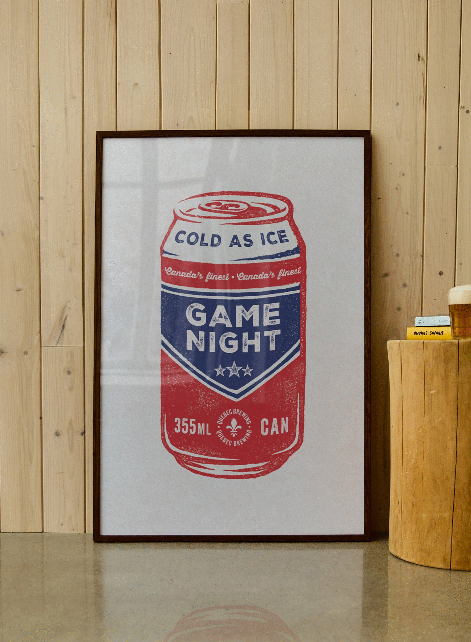 Hockey cans collection – Opposite Wall