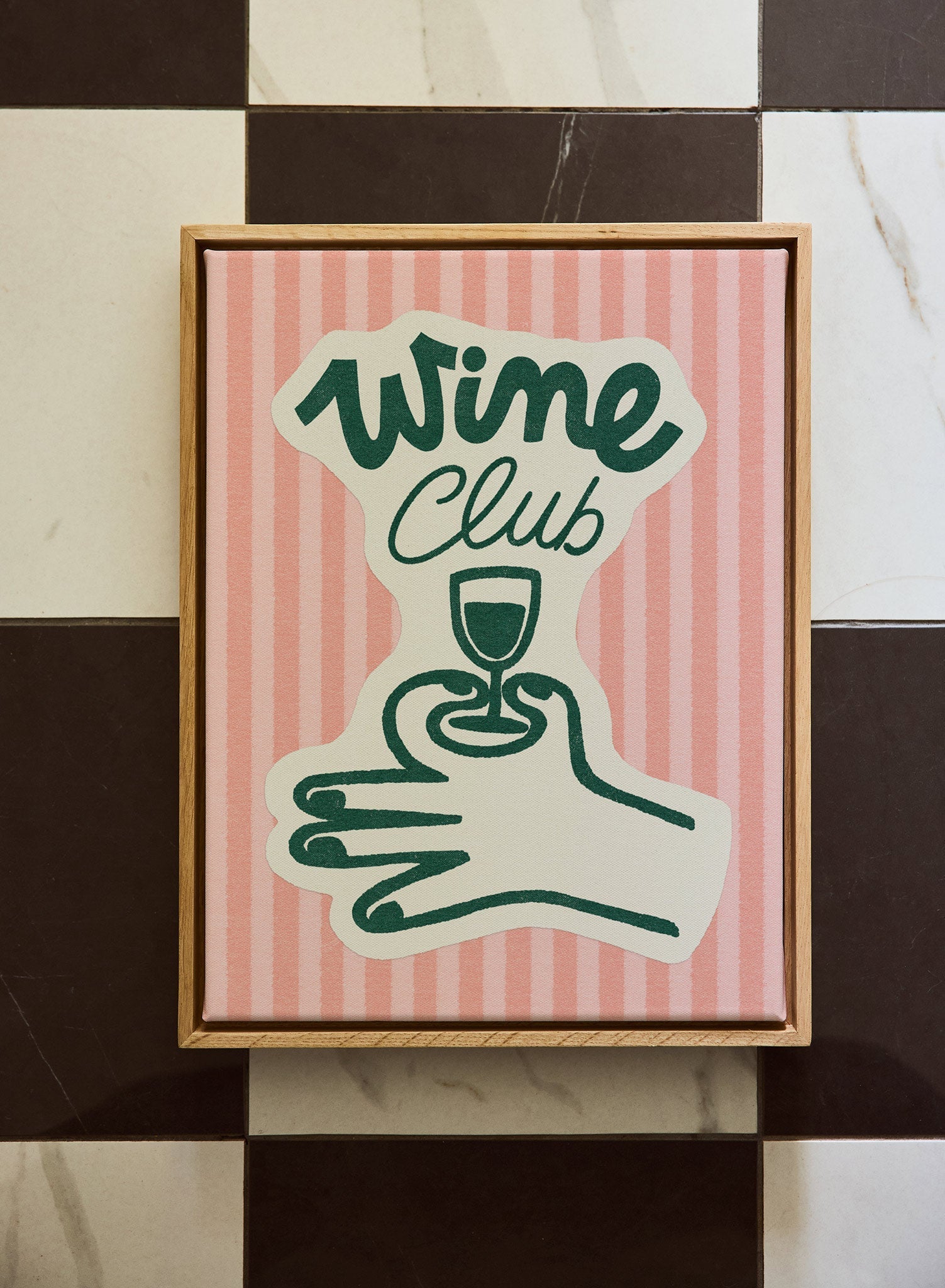 Check Please! canvas – Opposite Wall