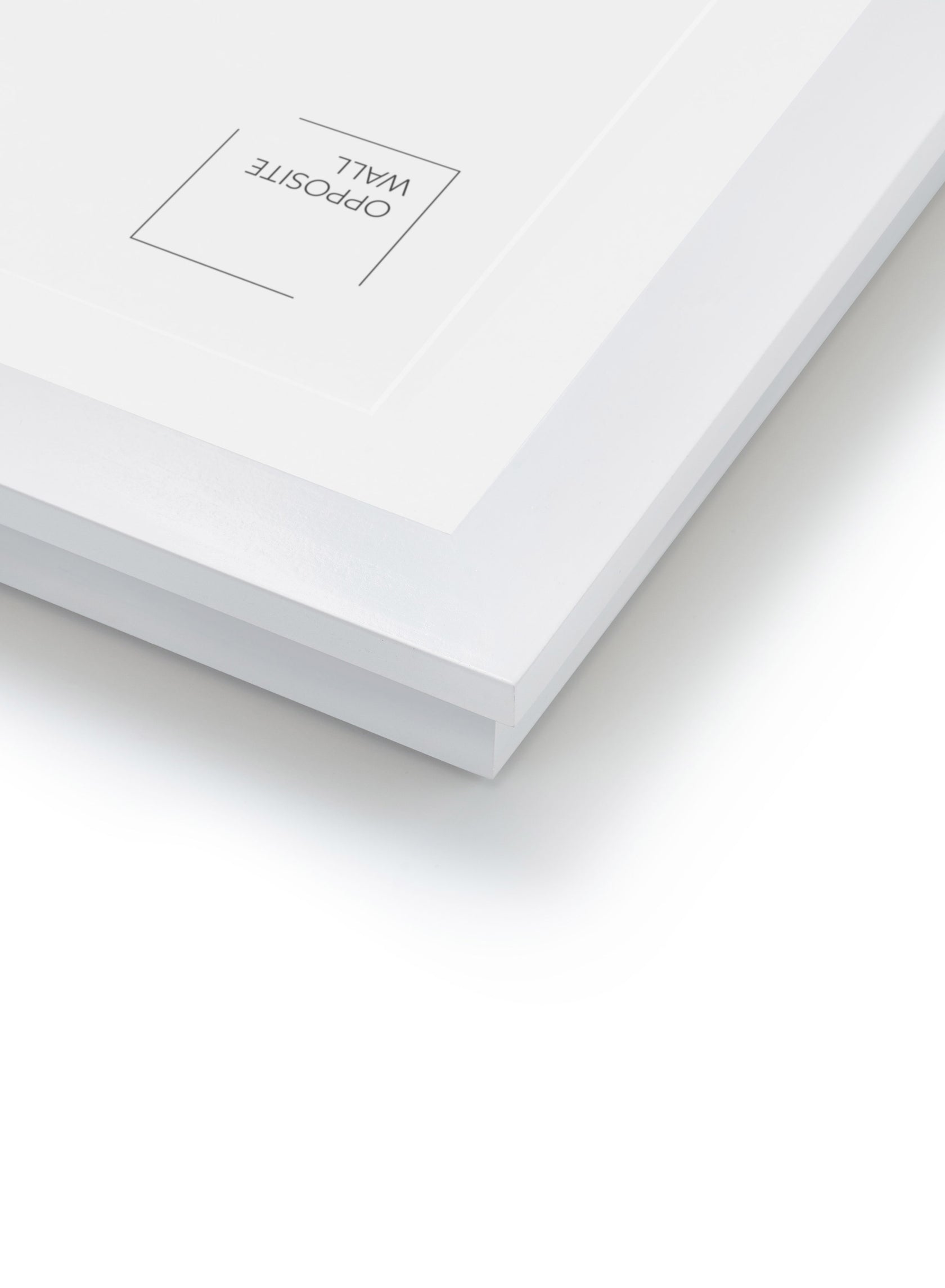 Kids Art Frame in White Solid Wood, 8.5x11 in | 22x28 cm – Opposite Wall