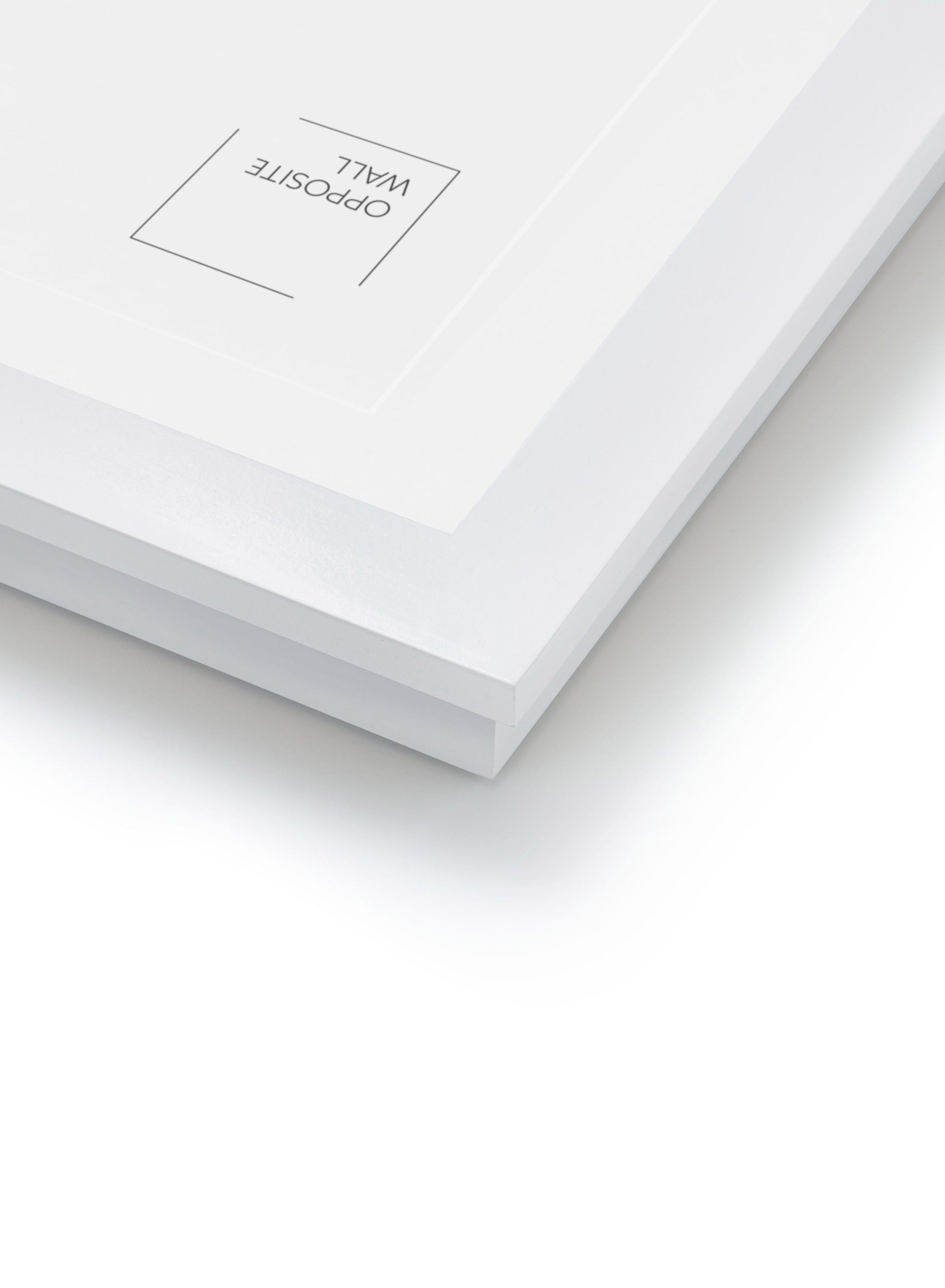 Kids Art Frame in White Solid Wood, 8.5x11 in | 22x28 cm – Opposite Wall