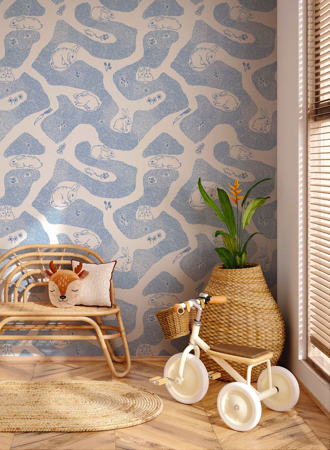 Bunny Burrow Wallpaper by Opposite Wall
