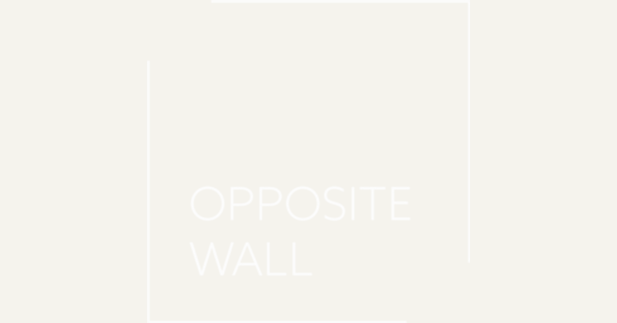 Opposite Wall - Posters, Frames & Wallpapers | Minimalist Wall Art