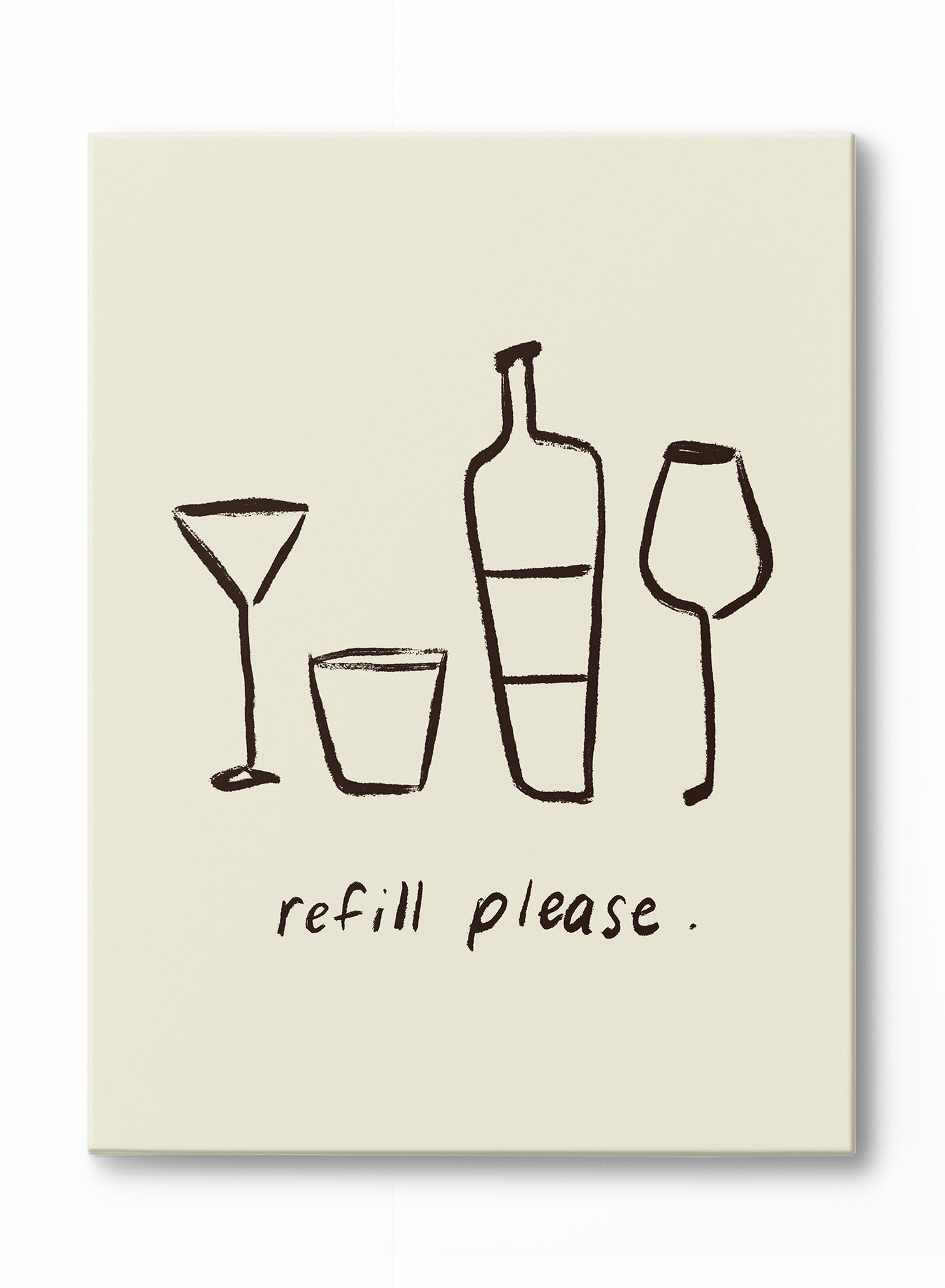 Refill, Please! | Shop Posters & Prints Online at Opposite Wall