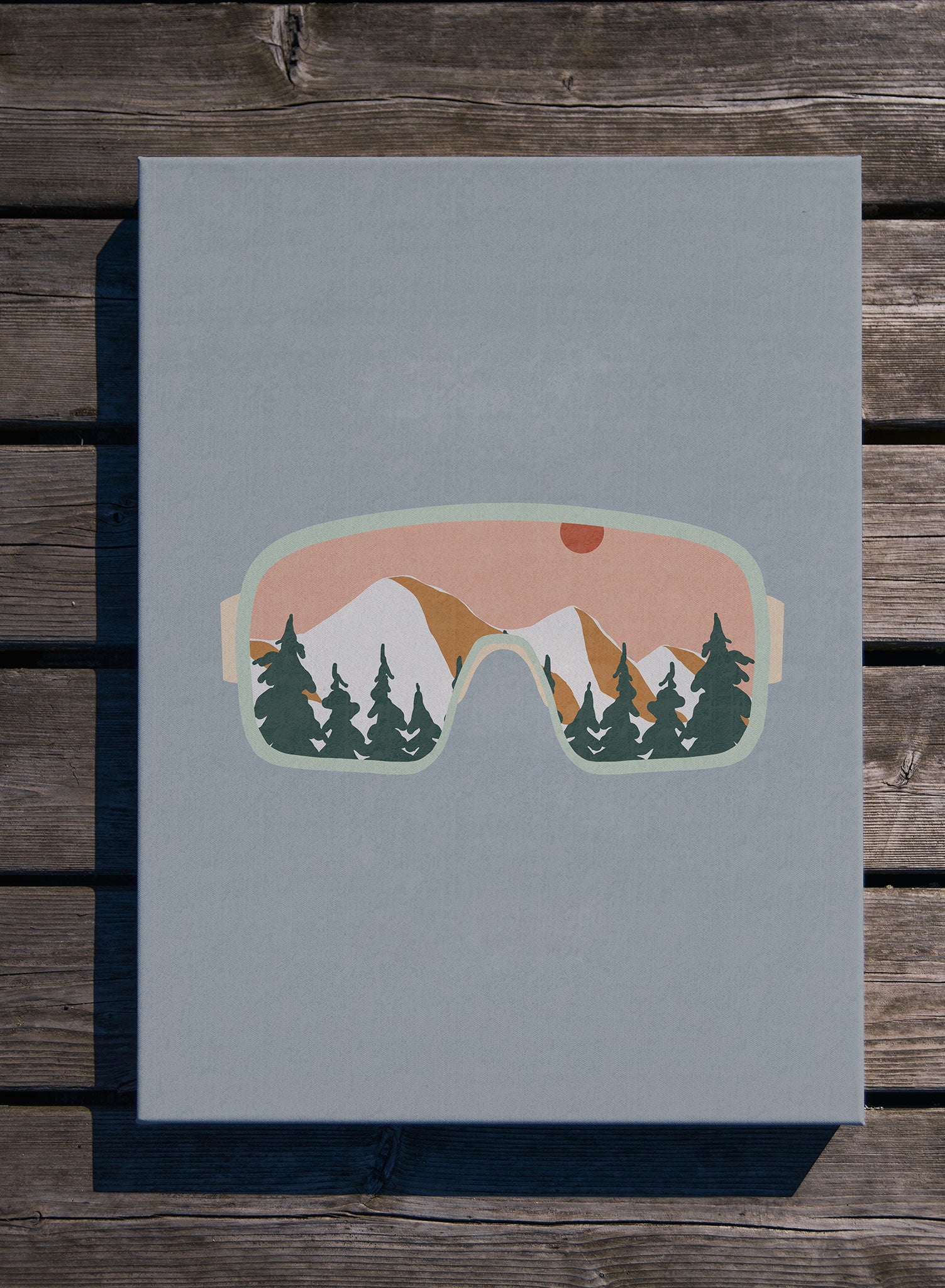Snow-Colored Goggles | Shop Posters & Prints Online at Opposite Wall