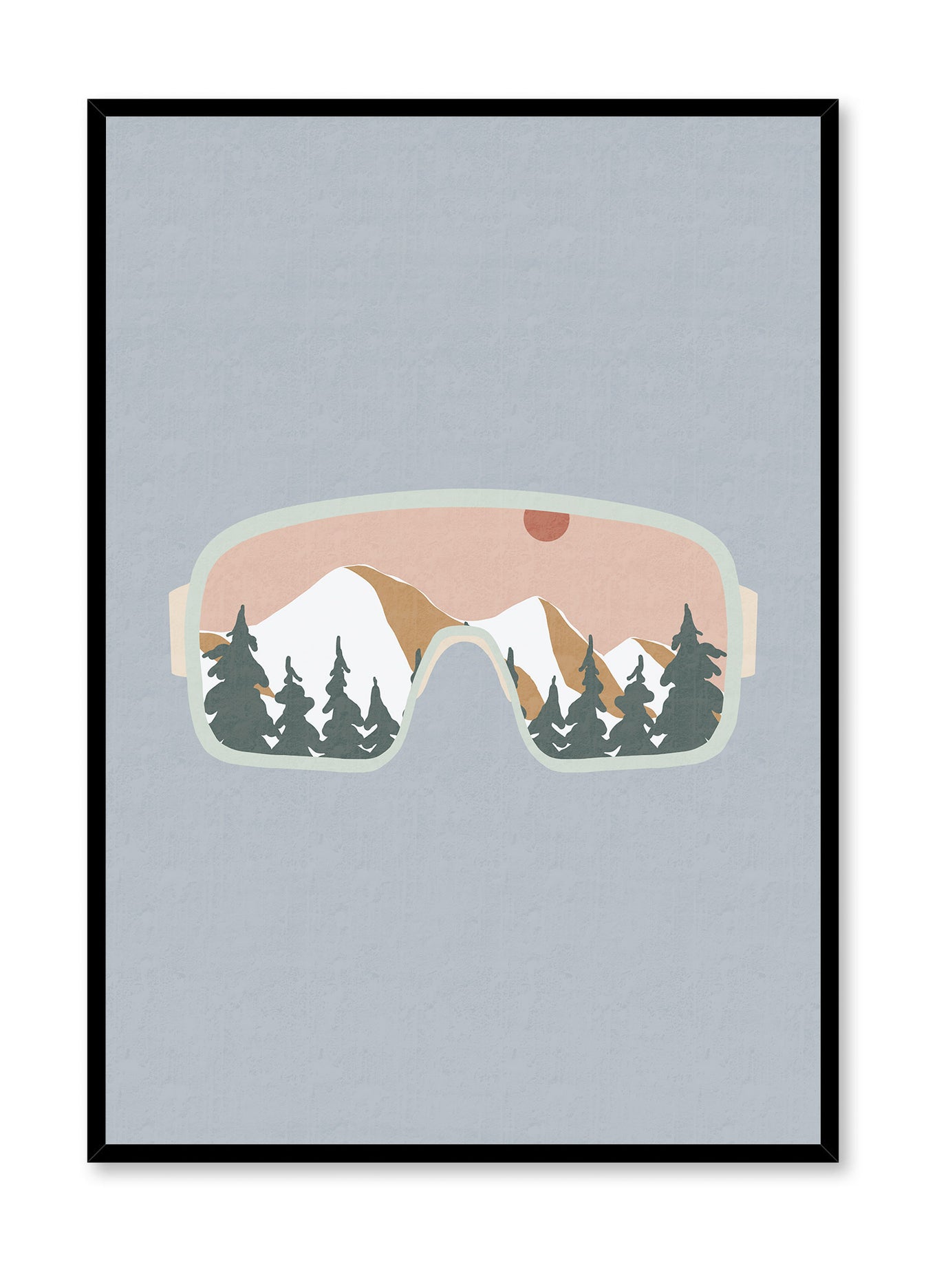 Snow-Colored Goggles | Shop Posters & Prints Online at Opposite Wall