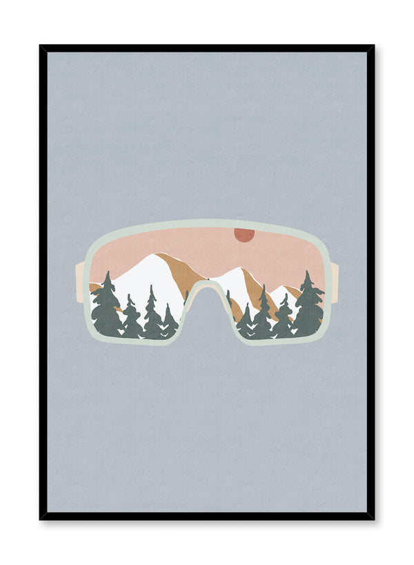 Snow-Colored Goggles | Shop Posters & Prints Online at Opposite Wall