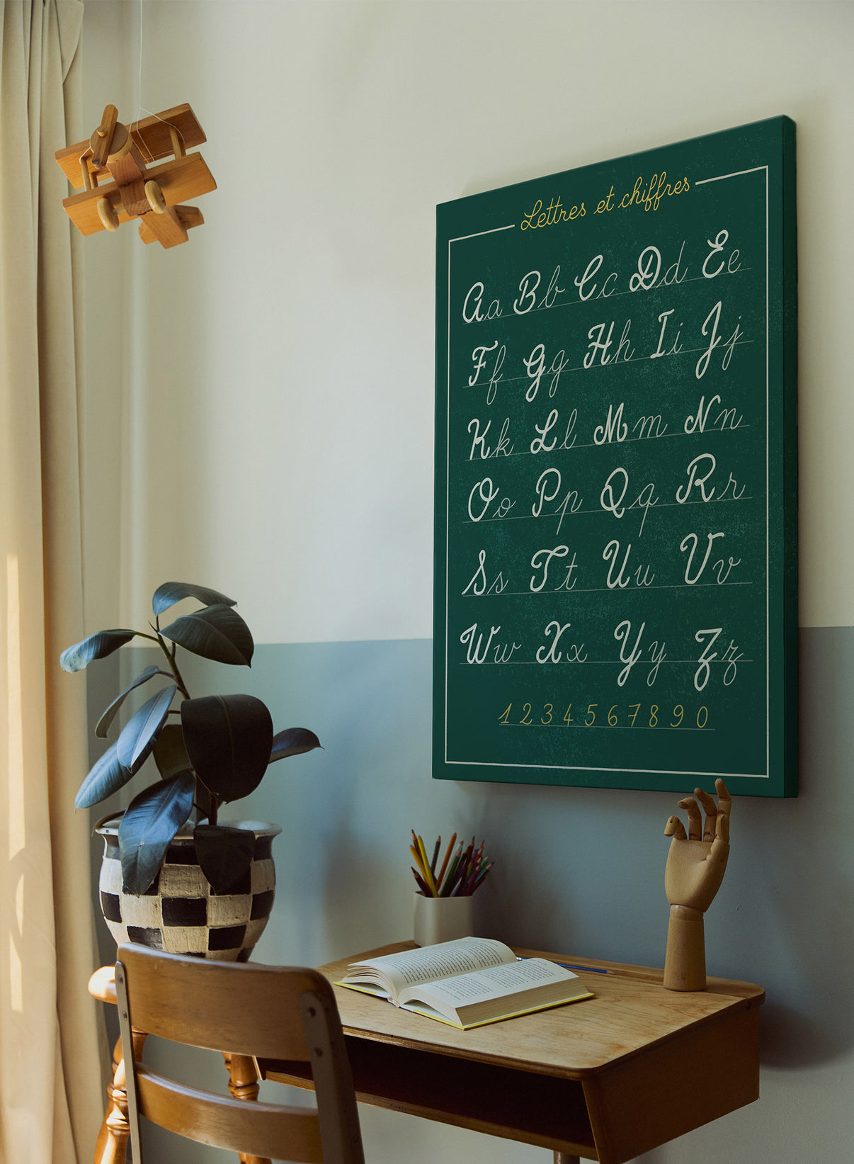 Chalk Calligraphy | Shop Canvas Online at Opposite Wall