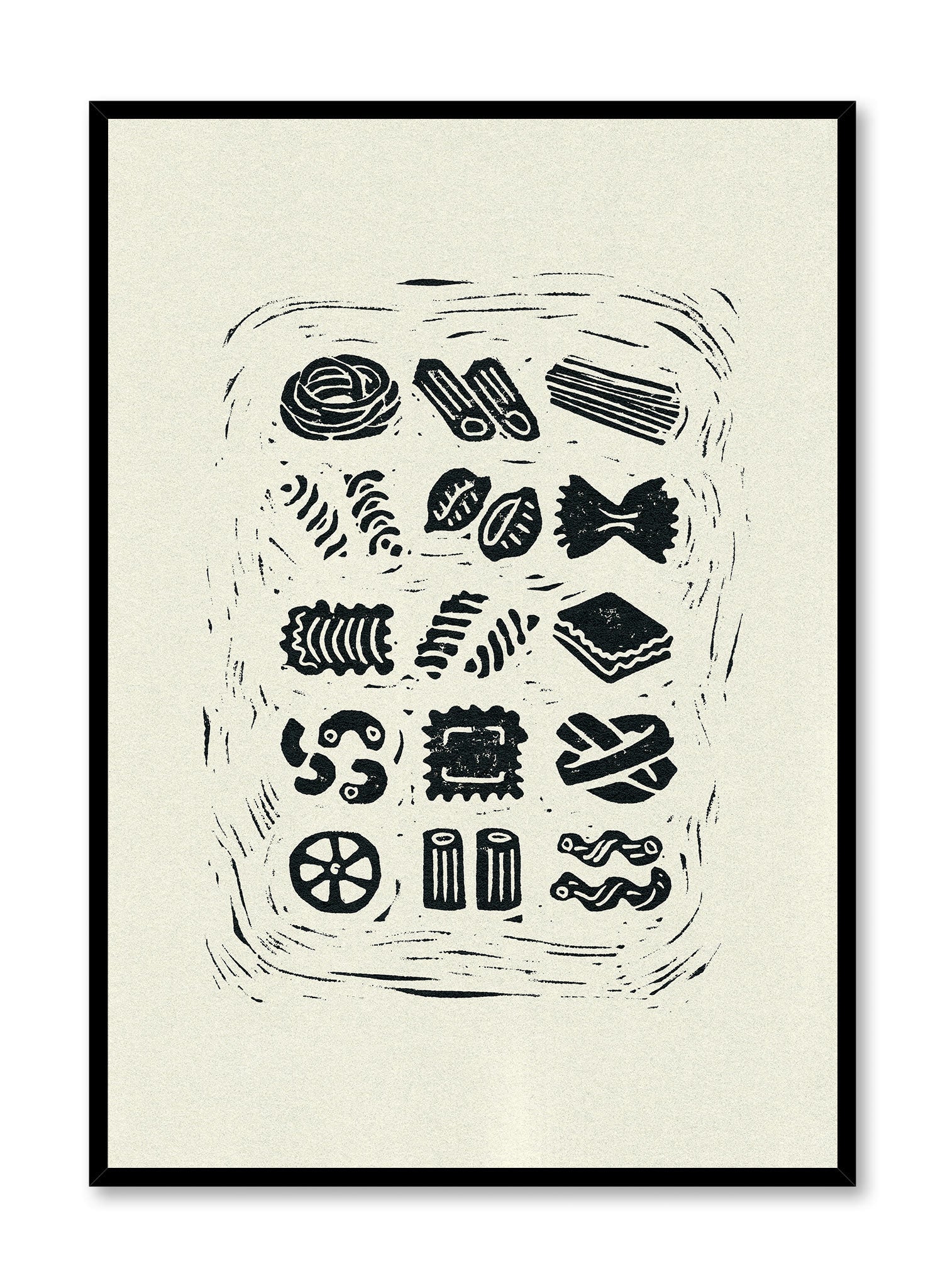 Pasta la Vista, Poster by Valerie Perreault | Shop Posters, Canvas ...