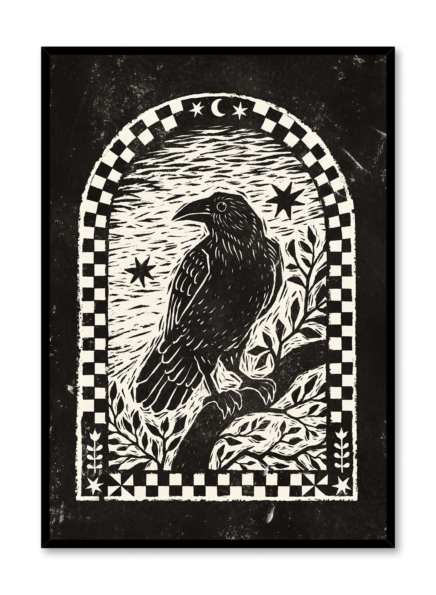 Crow at Dawn, Poster | Shop Posters, Canvas & Prints Online at Opposite ...