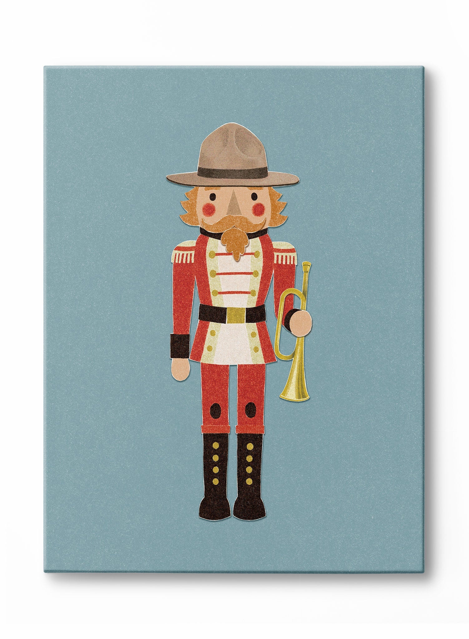 Canadian Mountie nutcracker | Canvas Print (Multiple Sizes) | Opposite Wall