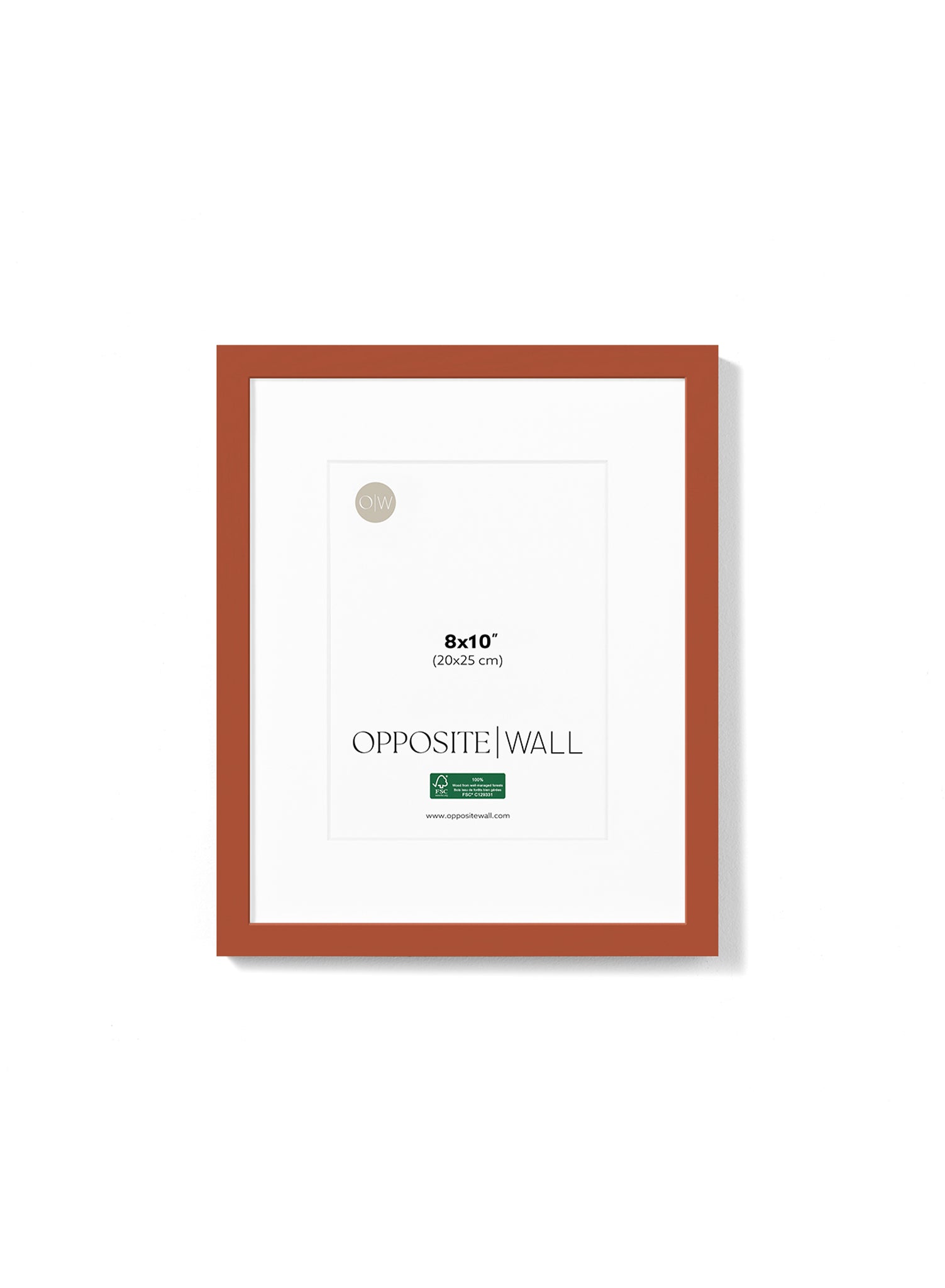 Terracotta Picture & Poster Frame 8x10 in | 20x25 cm | Opposite Wall
