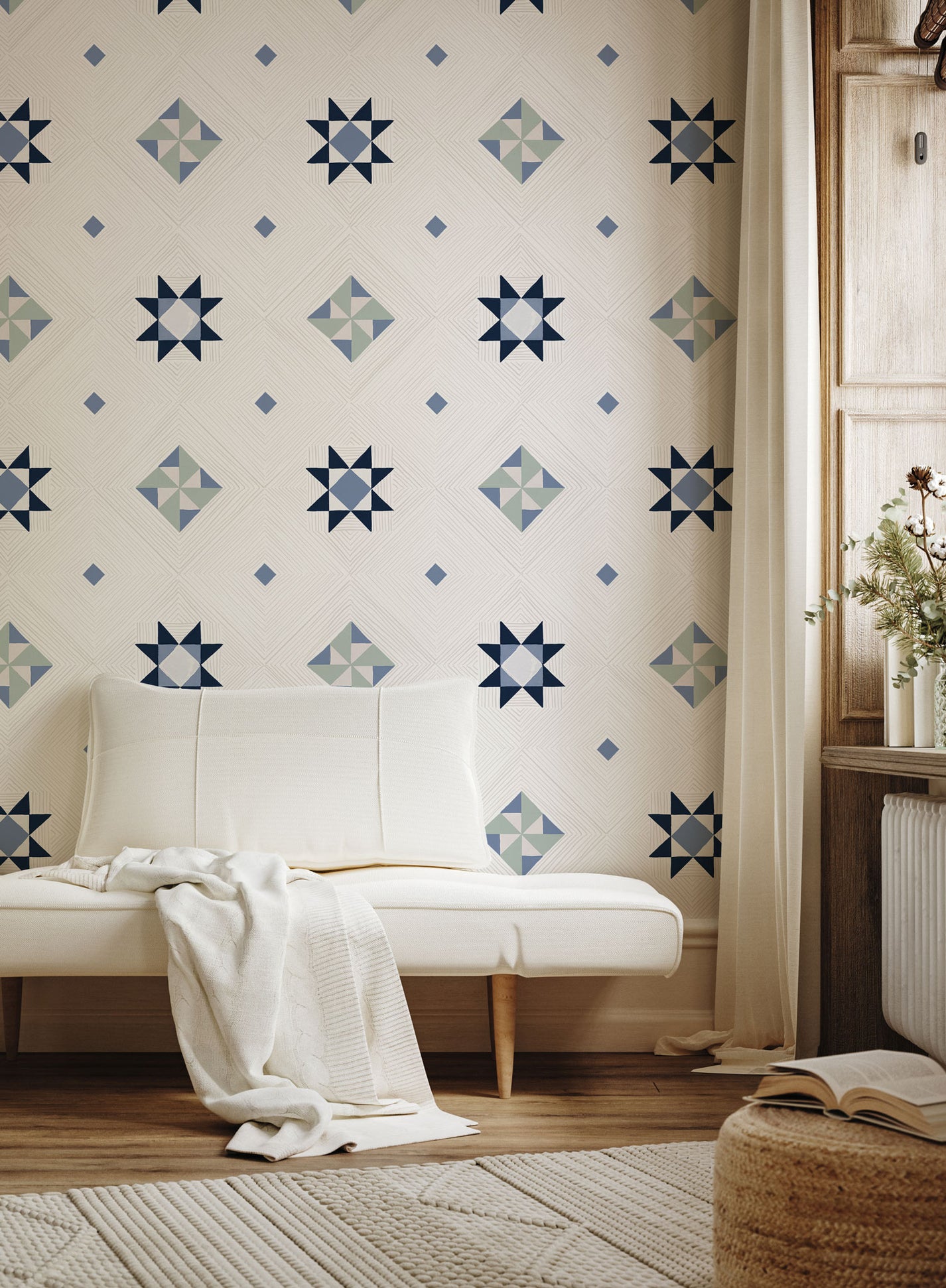 Quilts Wallpaper by Opposite Wall