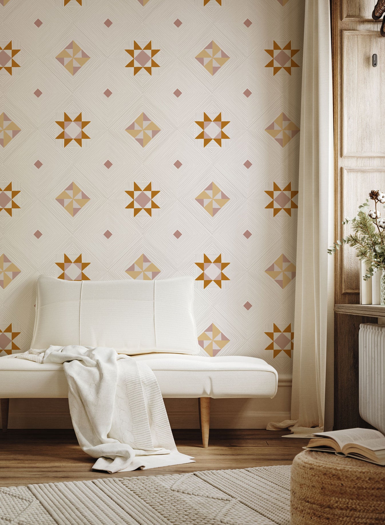 Quilts Wallpaper by Opposite Wall