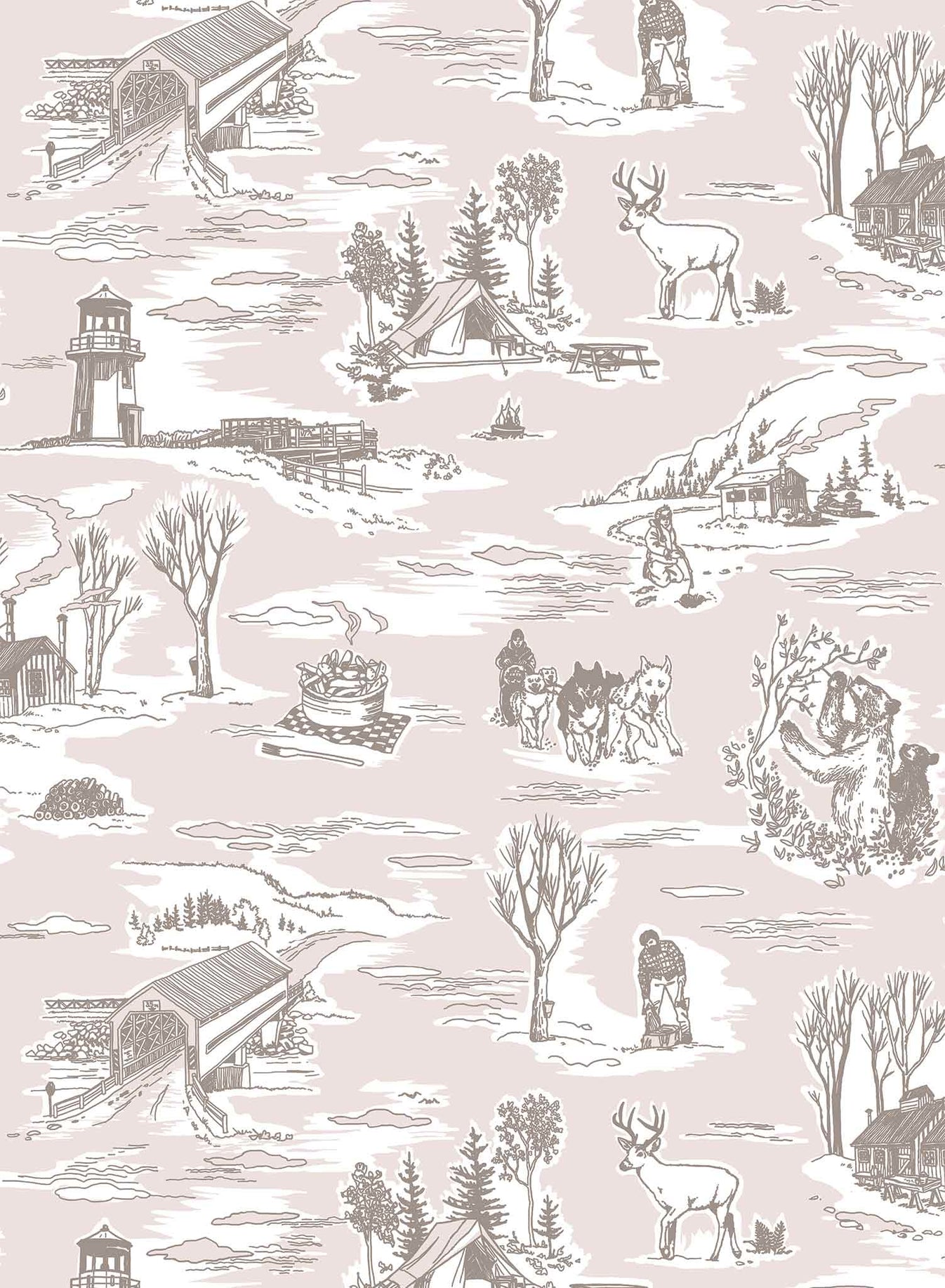 Folklore | Typical Canadian View Wallpaper by Opposite Wall