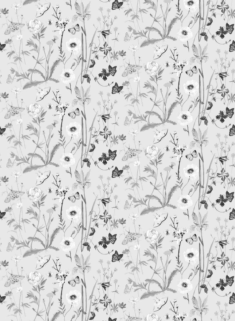 Midsommar | Butterflies and Flowers Wallpaper by Opposite Wall