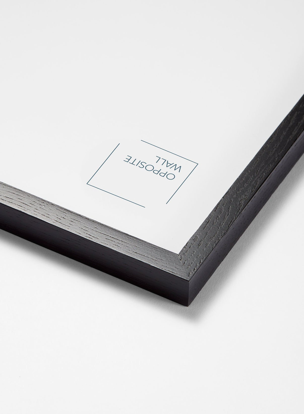 Picture Frame - Black Oak Wood - Wall Art, 11x17 | Opposite Wall