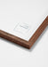 Picture Frame - Dark Oak Wood - Wall Art, 11x17 inches | Opposite Wall
