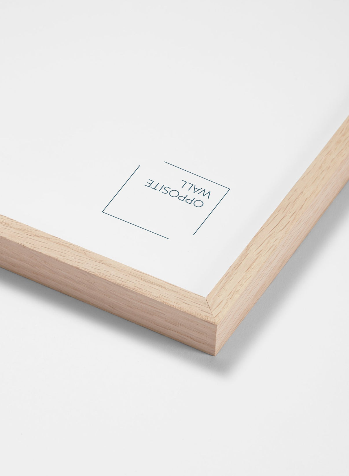 Poster Frame - Solid Oak - Natural Wood, 8x8 | Opposite Wall