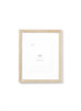 Poster Frame - Solid Oak - Natural Wood, 8x10 | Opposite Wall