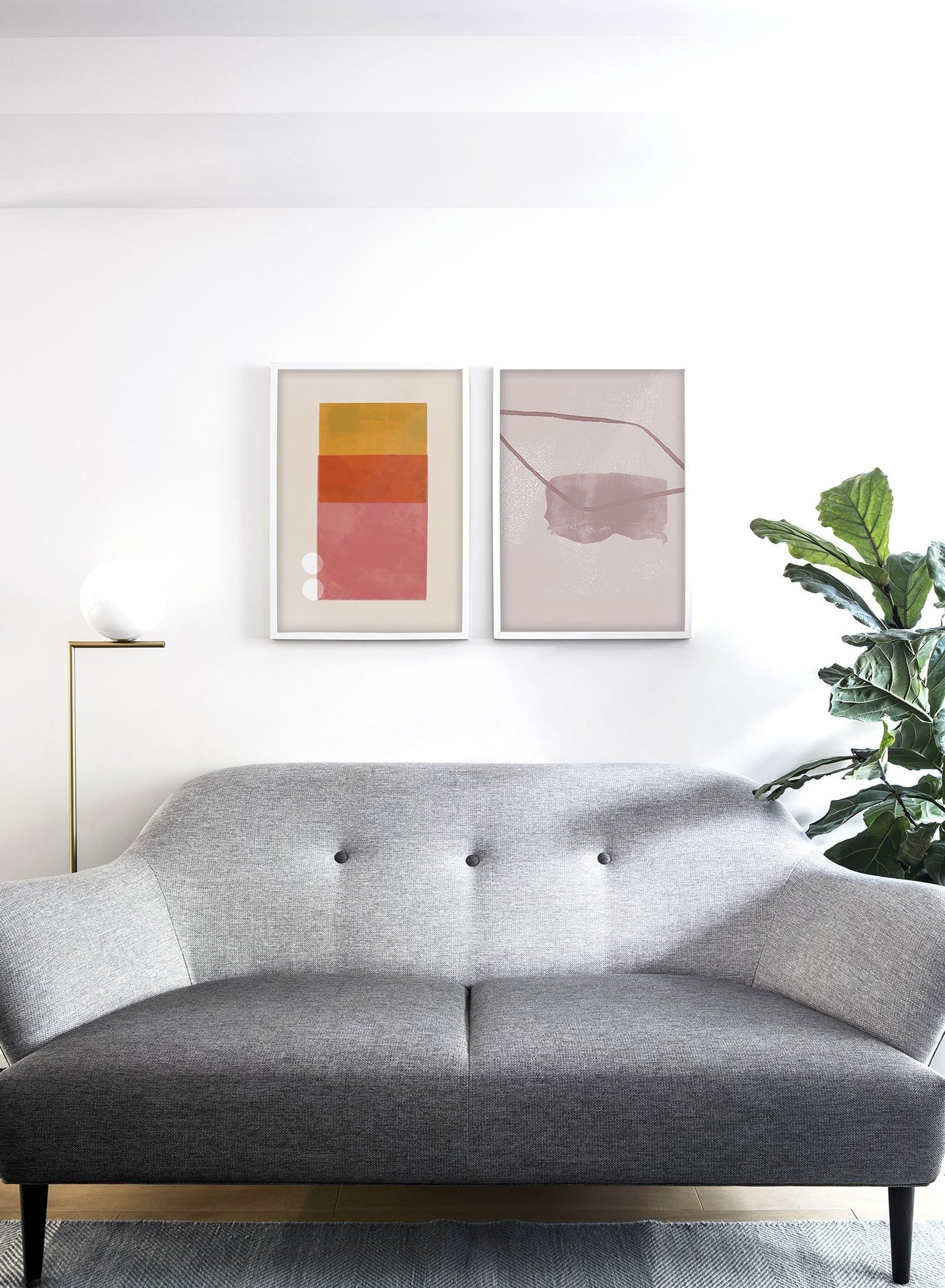 Townhouse Colourful Abstract Design Poster | Buy at Opposite Wall