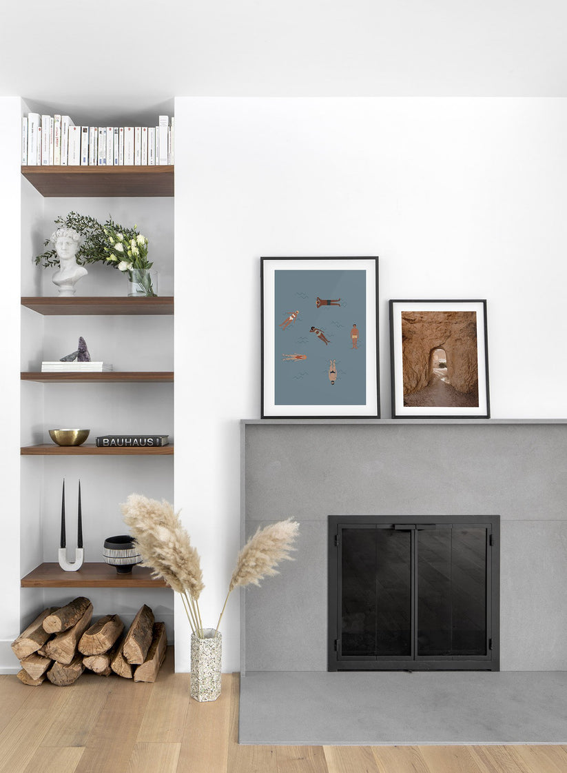 Floaters Illustration Design Poster | Buy at Opposite Wall