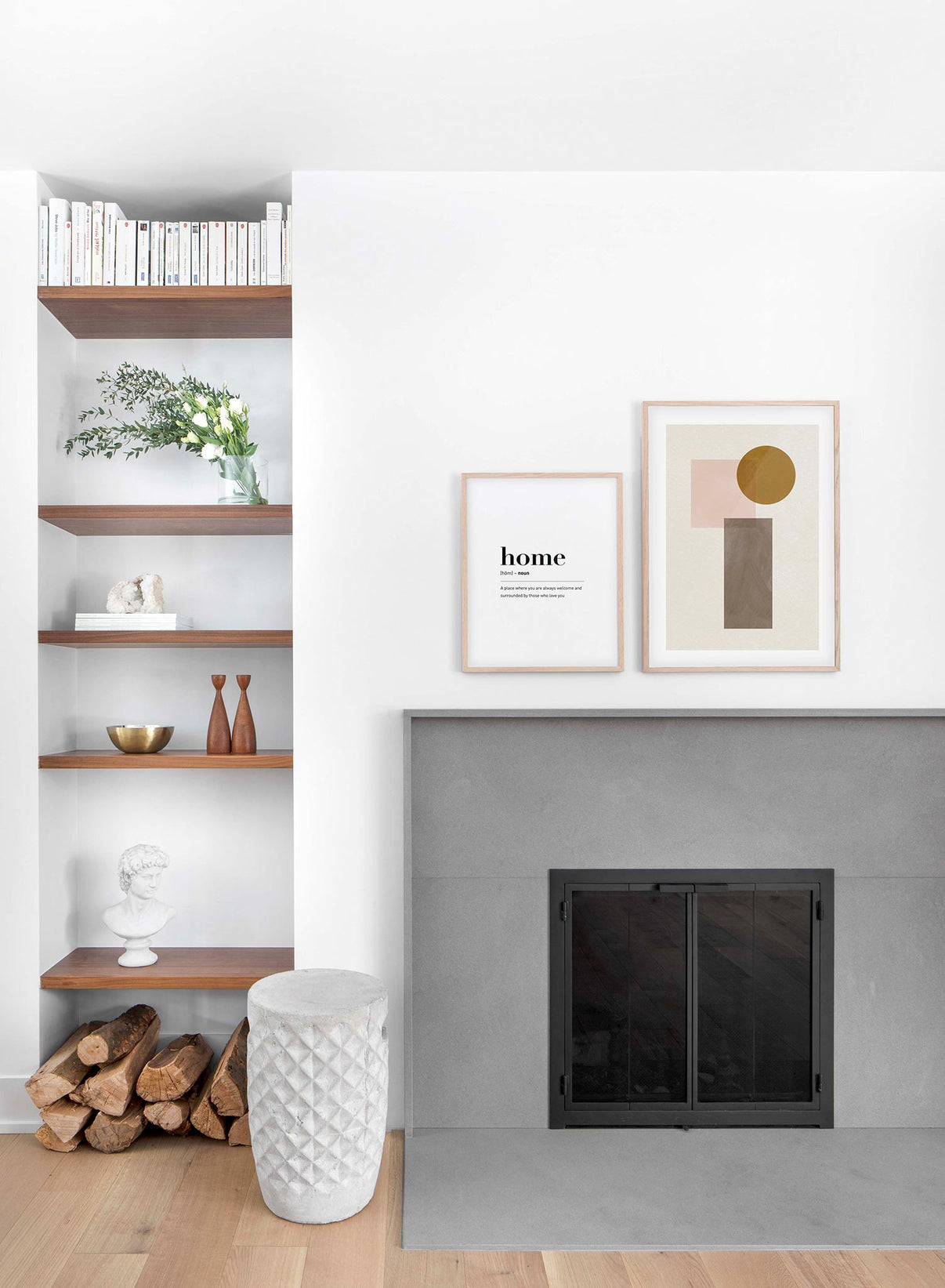 Clean Abstract Design Art Print | Buy Poster at Opposite Wall