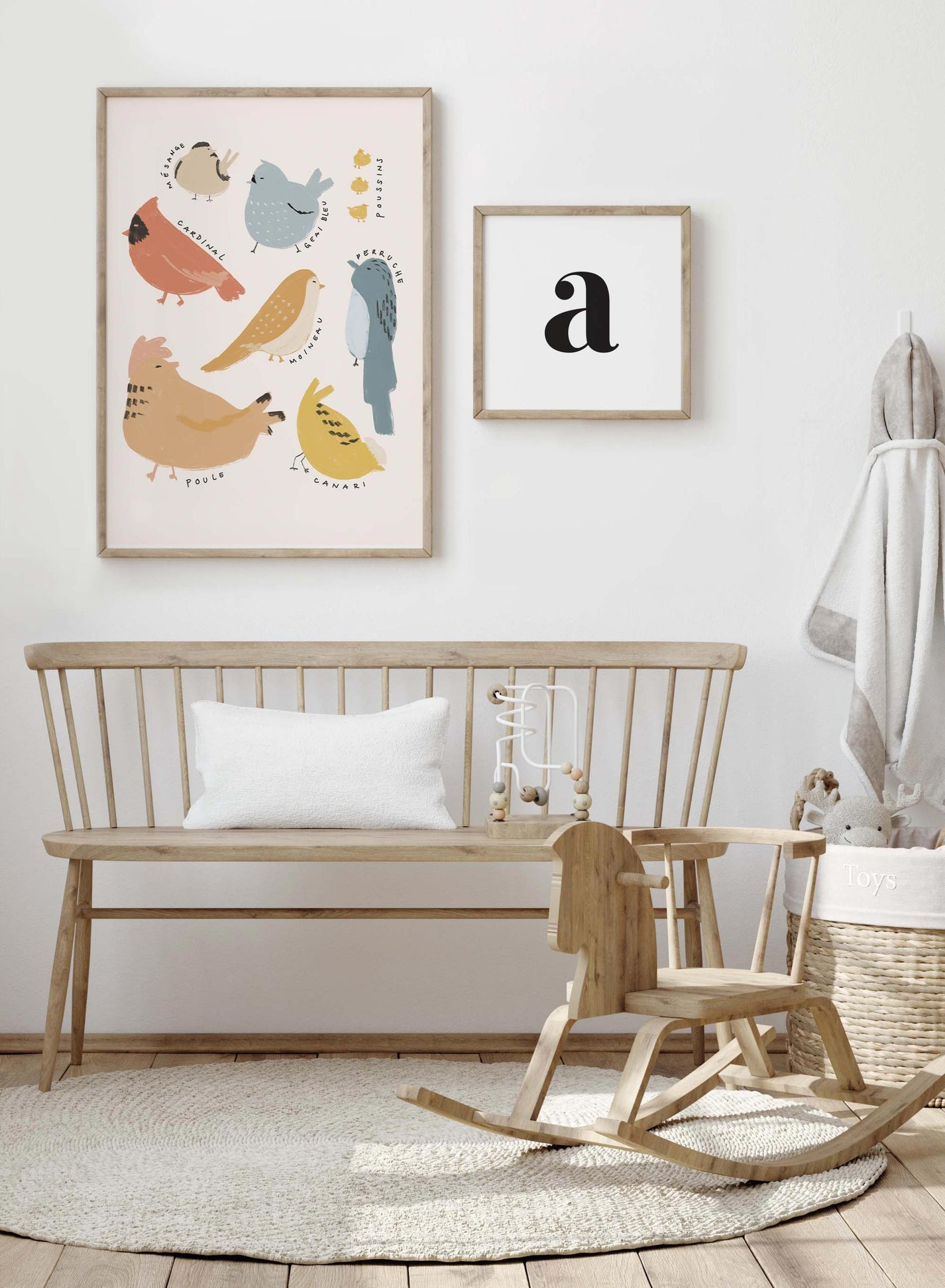 Chipper Friends in French | Birds Illustration by Opposite Wall