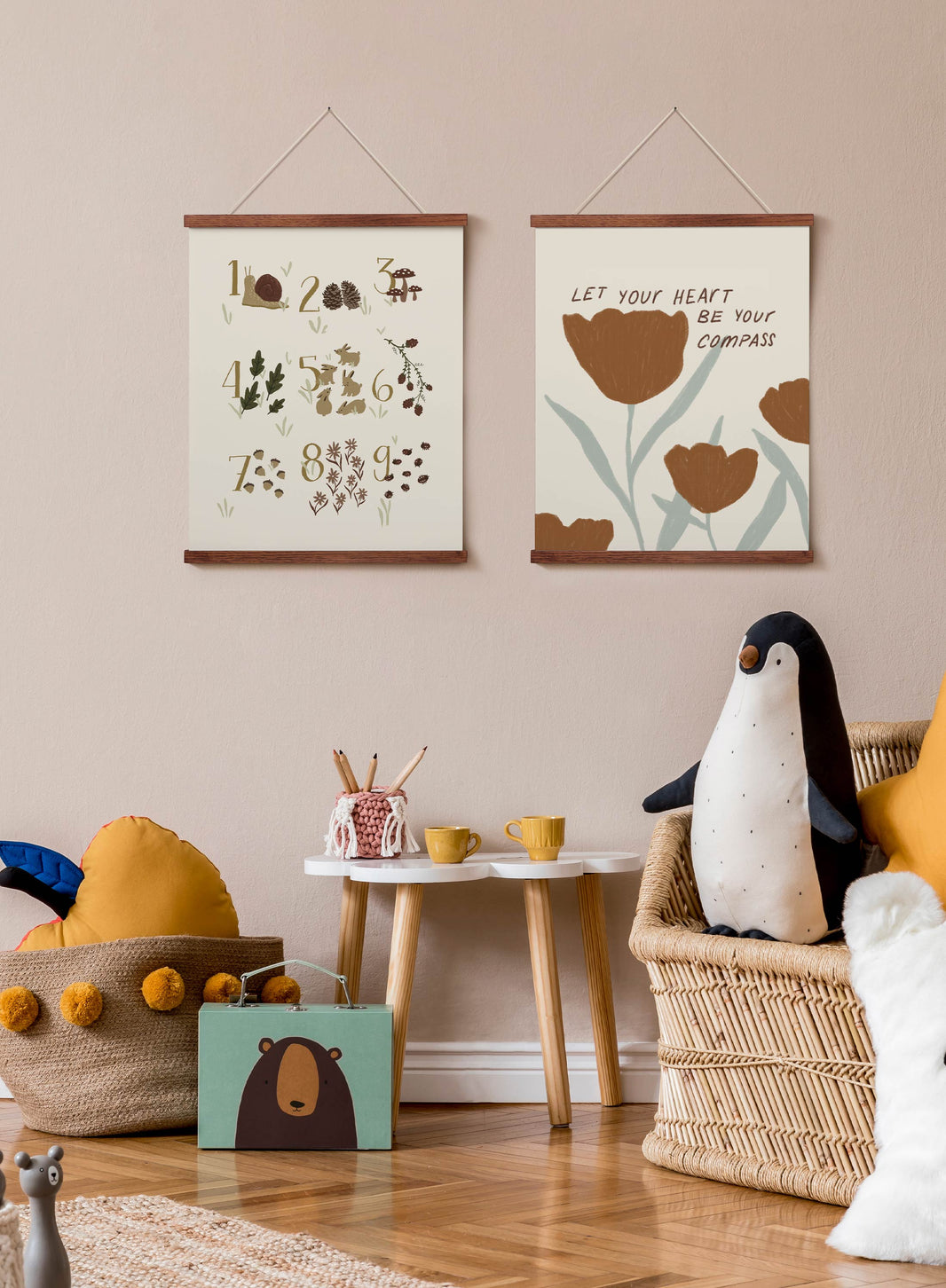 Woodland | Forest-Themed Kids Poster Collection – Opposite Wall