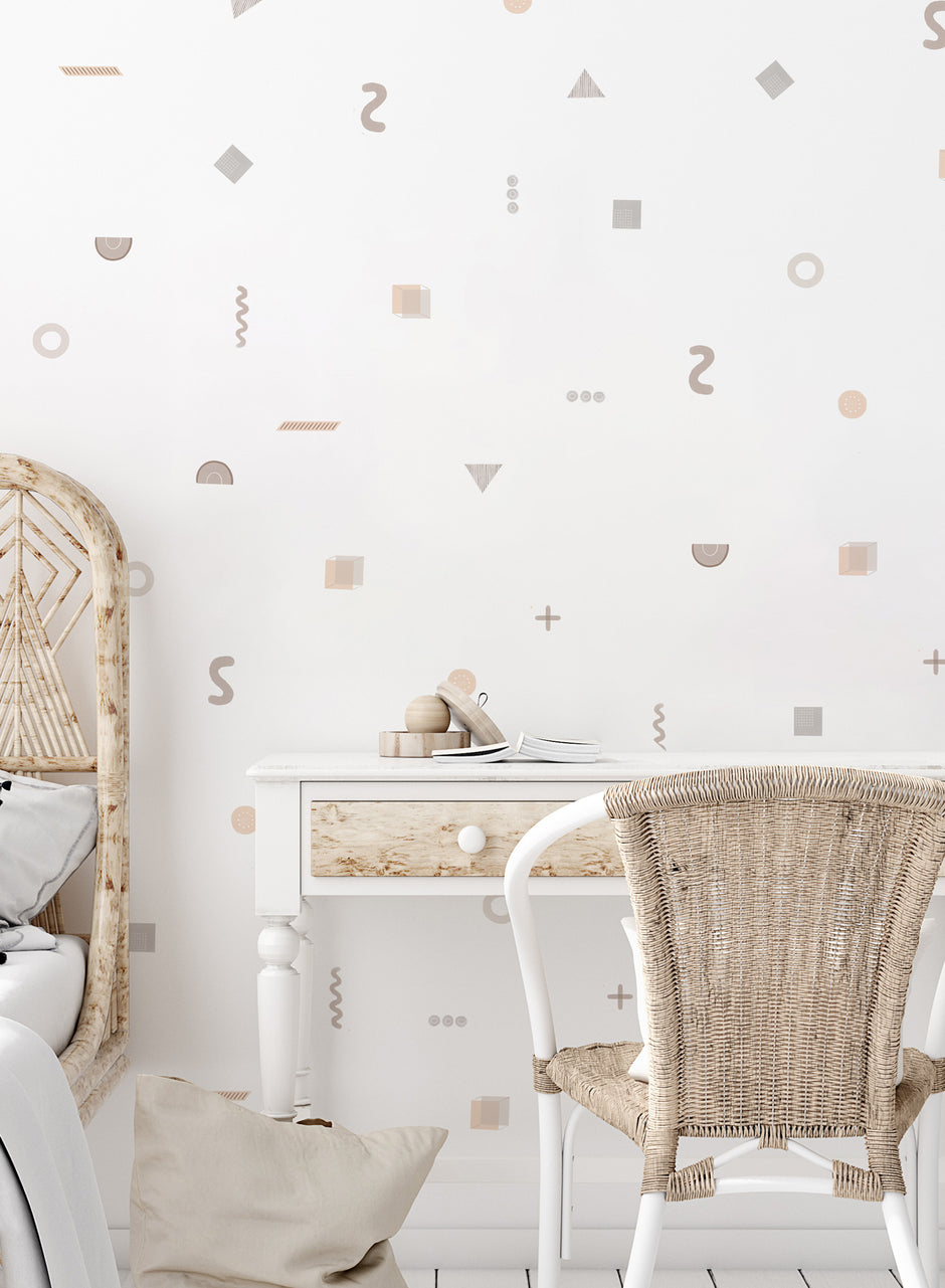 Removable Geometrics Shaped Wall Decals & Stickers | Opposite Wall