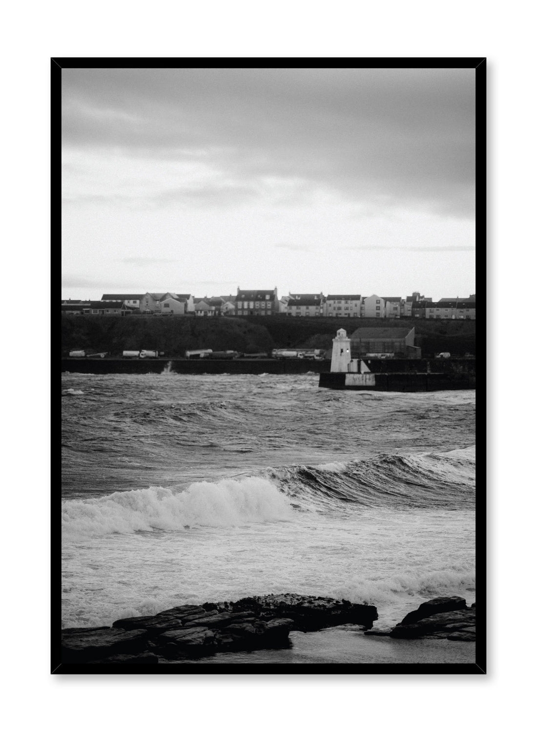 Seaside Town Landscape Photography Poster | Buy at Opposite Wall