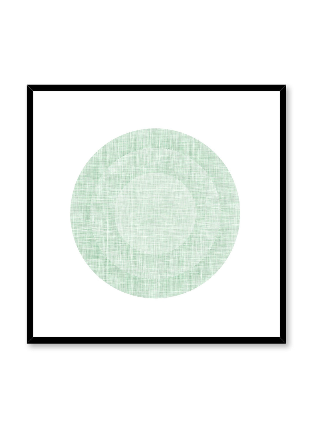 Circle Target in Green Abstract Poster | Buy at Opposite Wall