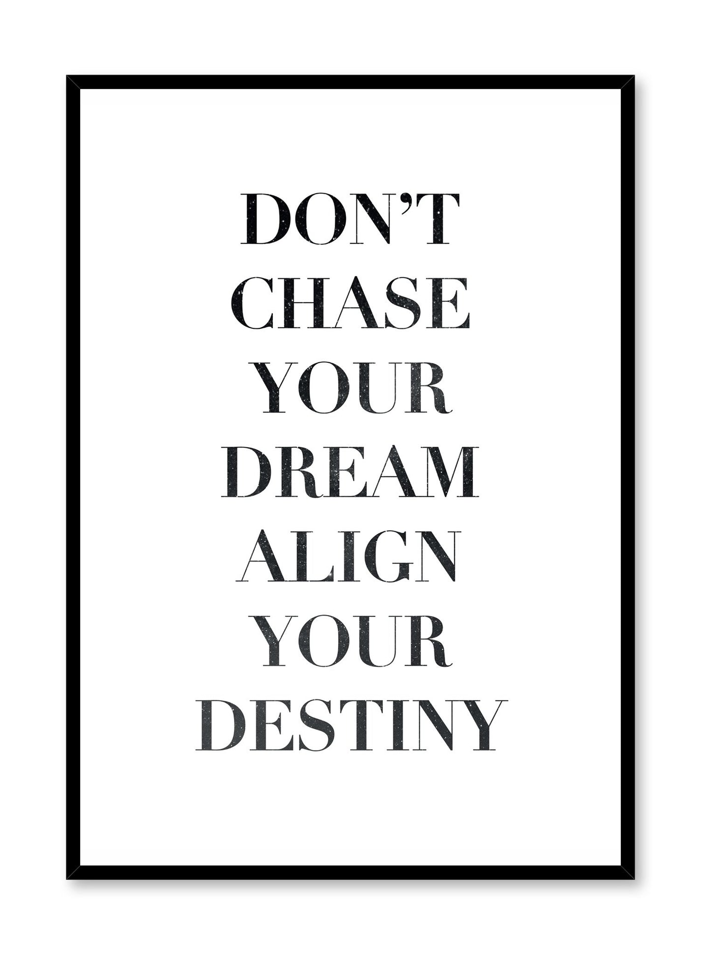 Align Your Destiny Celestial Typography Poster | Buy at Opposite Wall