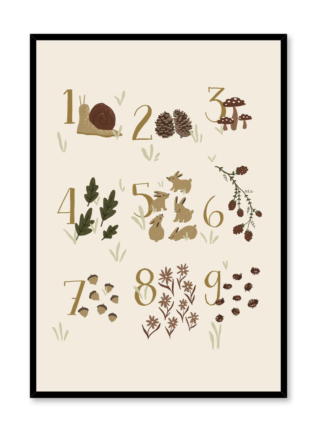 Woodland | Forest-Themed Kids Poster Collection – Opposite Wall