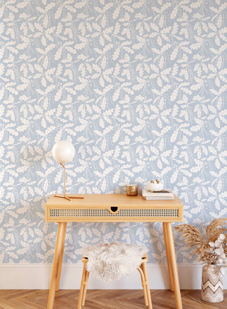 Oak Catkin | Oak Leaves Pattern Wallpaper by Opposite Wall