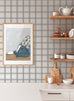 Off the Grid | Graph Paper Pattern Wallpaper by Opposite Wall